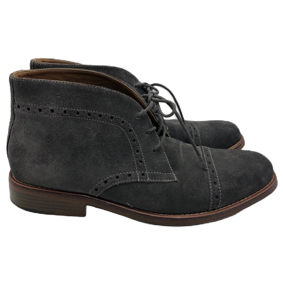 G.H. Bass & Co. | Shoes | Gh Bass Co Mens Gray Suede Leather Cap Toe ...